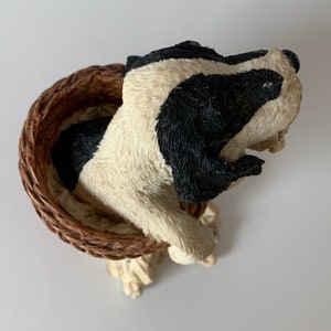 GOEBEL DOG FIGURINE, Goebel Paw Prints Dog Figure Hand Cast Statue, Paw ...