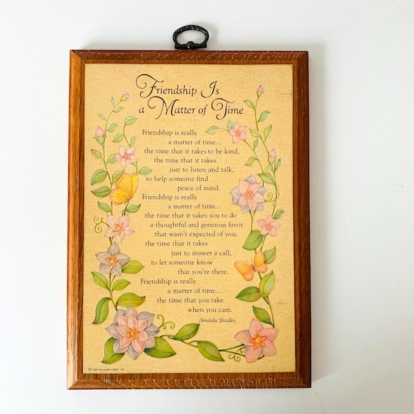 Vintage Hallmark Plaques - Etsy