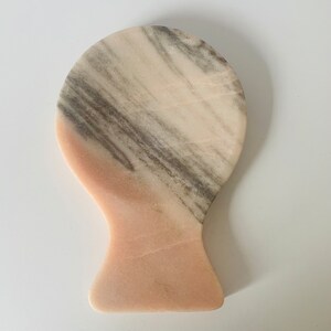 MARBLE SPOON REST, Gray and White Marble and Pink Marble Spoon Rest ...
