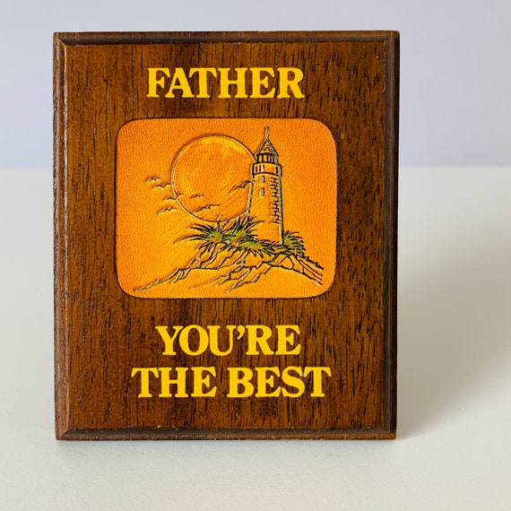 BEST FATHER PLAQUE father You're the Best - Etsy