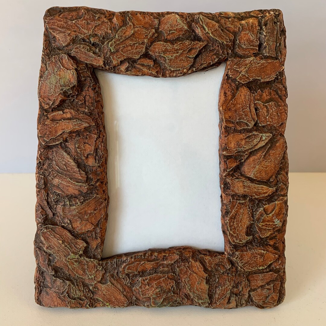 STONE LOOK FRAME, Brown Stone Like 3D Resin Composite Picture Frame ...