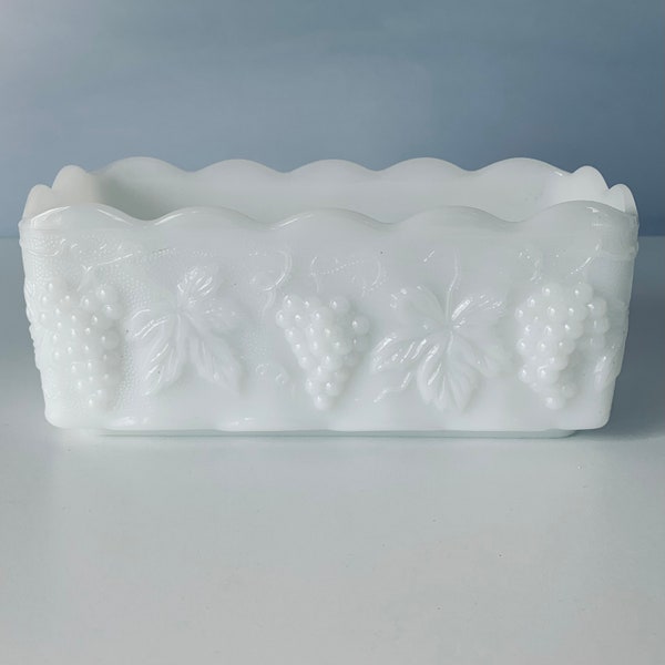 Large Rectangular Glass Planter - Etsy