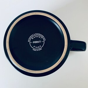 RELAX MUG, Market MRKT Finds Stoneware, Relax Coffee Cup, Flat Black ...