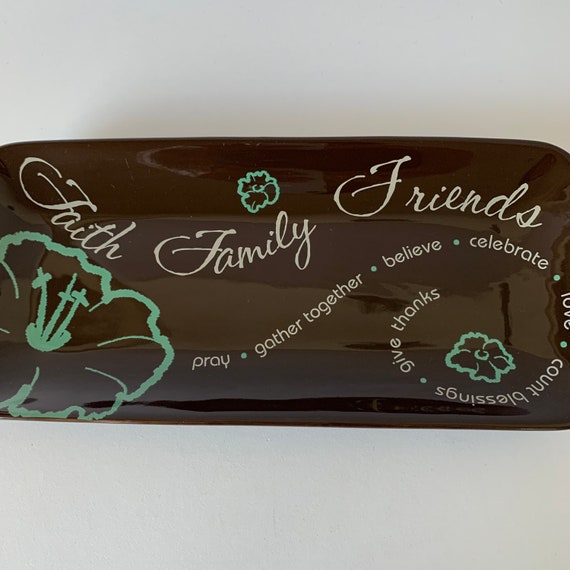 Faith Family Friends Plates