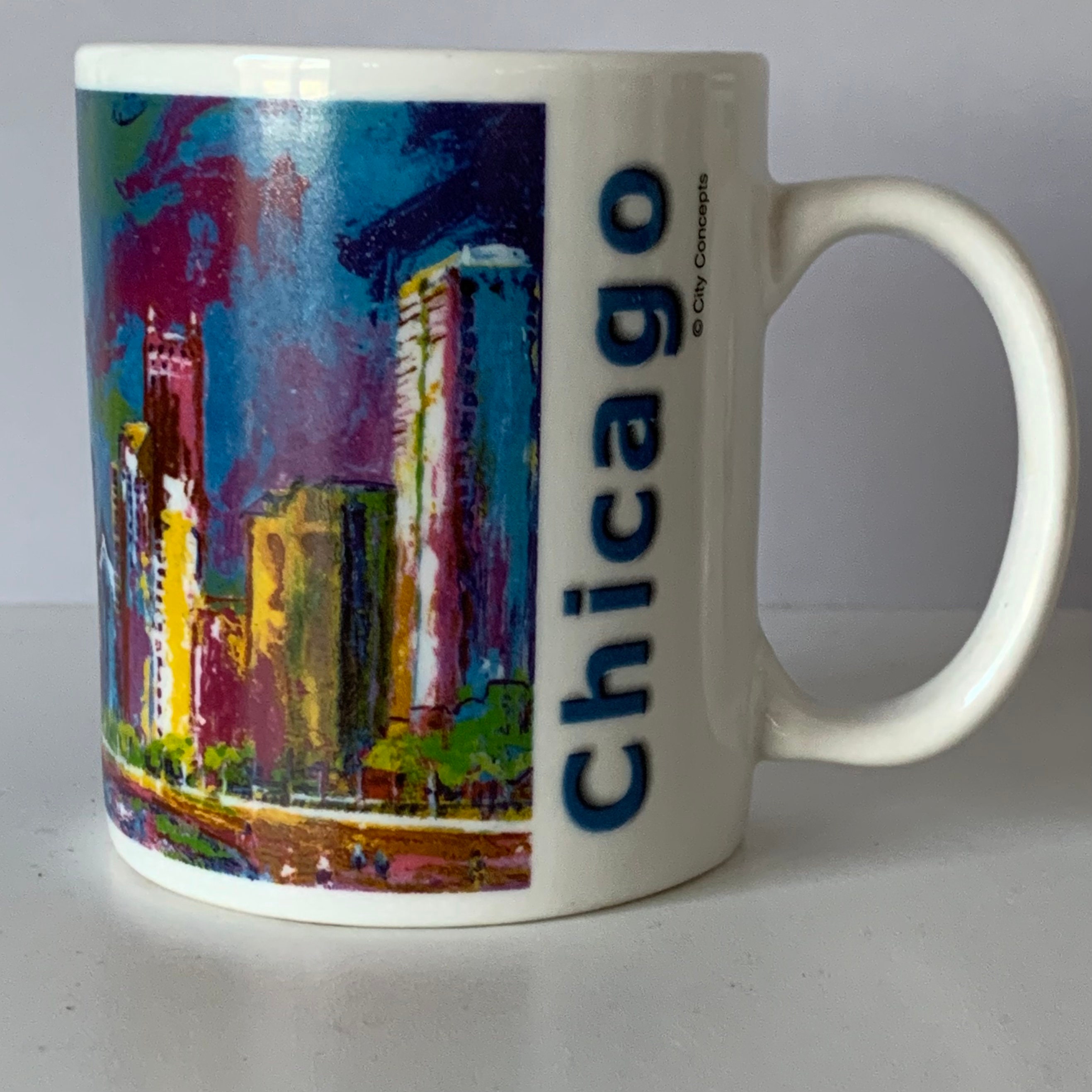 CHICAGO SKYLINE MUG Chicago City Skyline Coffee Cup Richard - Etsy