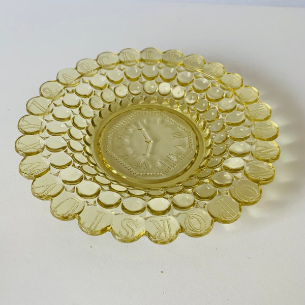 Yellow Glass Plate - Etsy