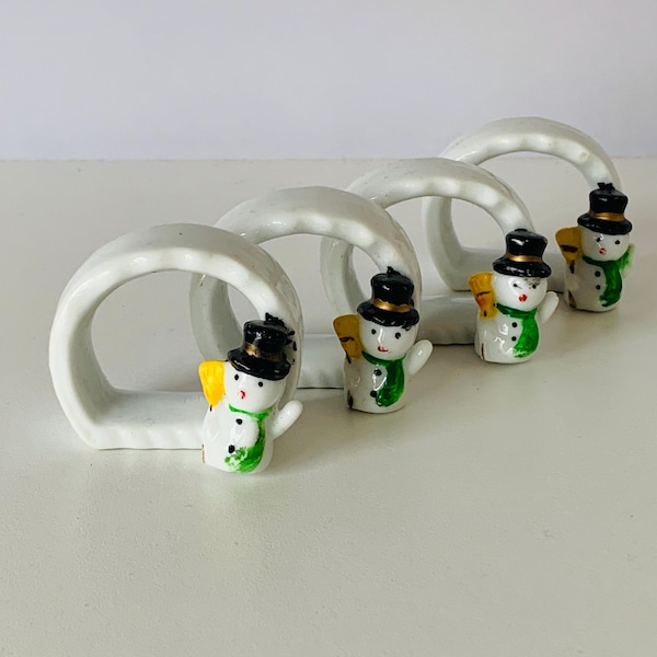 Snowman Napkins - Etsy