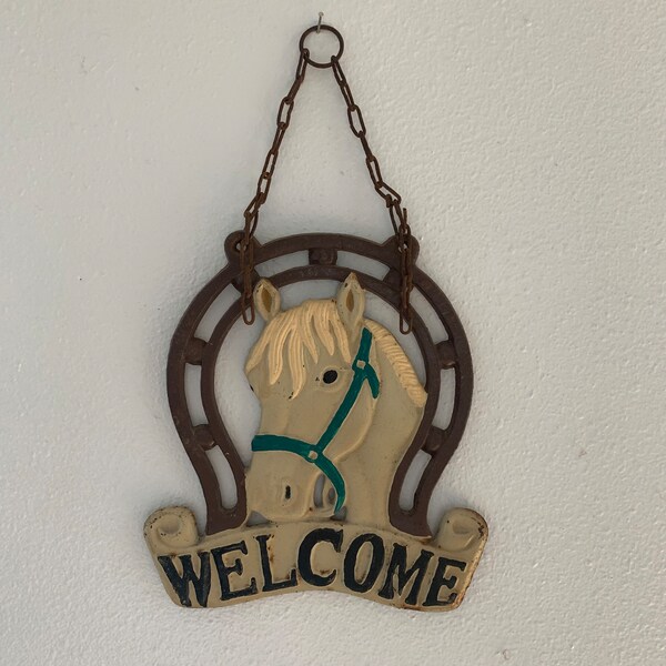 Horseshoe Welcome - Etsy