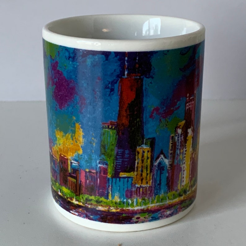 CHICAGO SKYLINE MUG Chicago City Skyline Coffee Cup Richard - Etsy