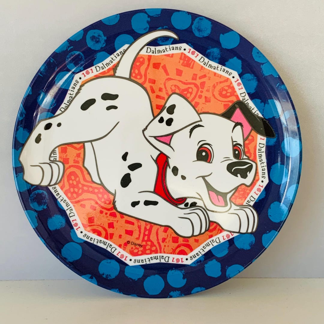 DALMATIONE MELAMINE PLATE, 101 Dalmatians Disney Plate, Zak Designs ...