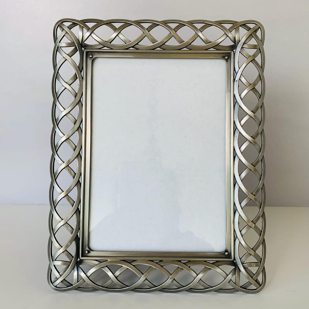 FETCO PHOTO FRAME, 5 X 7 Picture Frame, Fetco Home Decor Brushed Silver ...