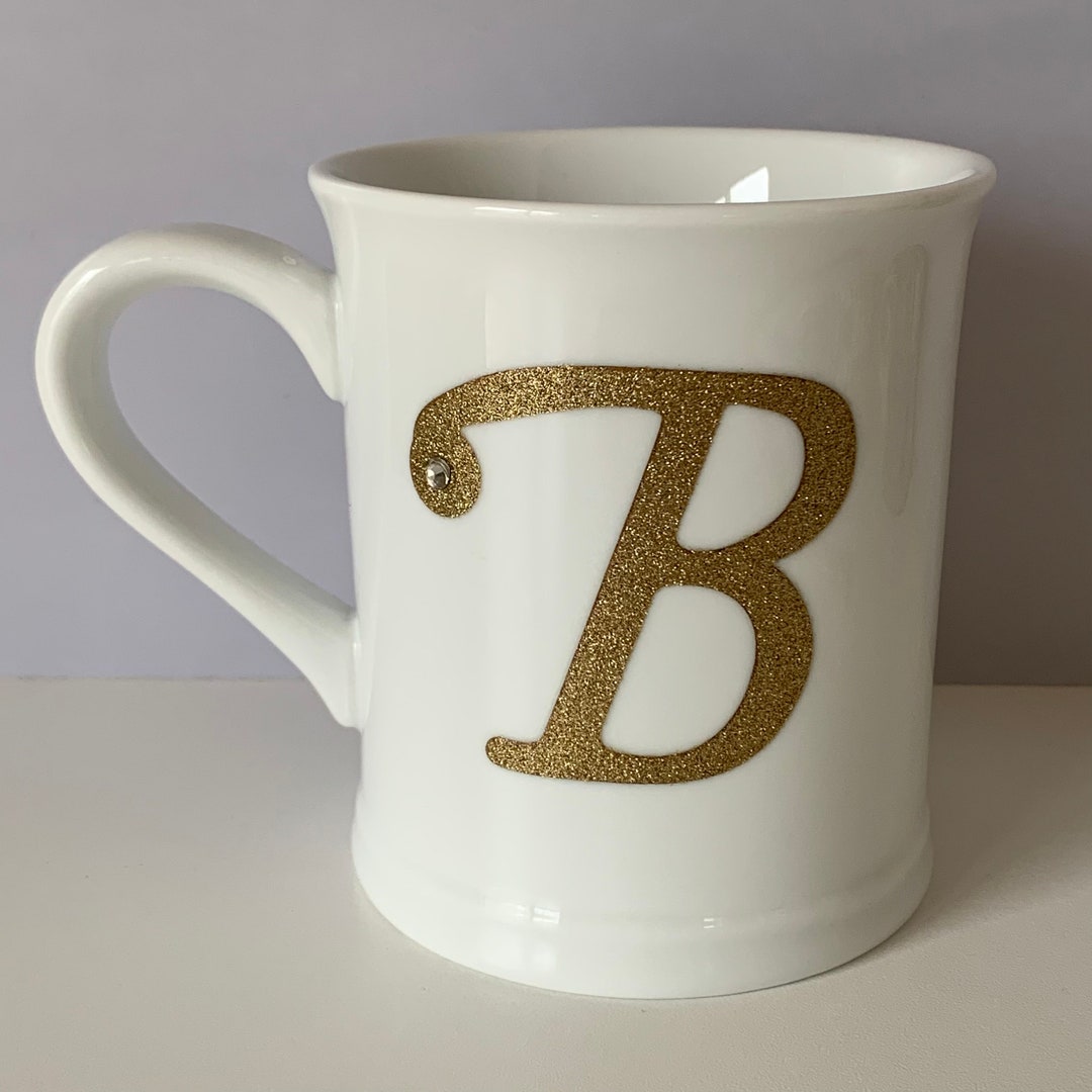 GODINGER 'B' MUG, I. Godinger Co. Letter Cup, Large 'B' Mug, Gift B ...
