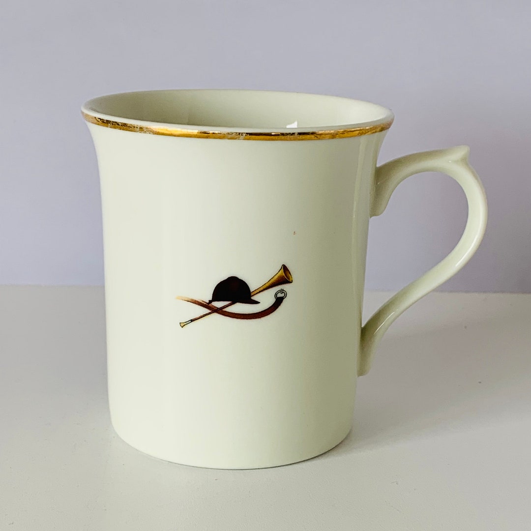 THE HUNTSMAN CUP, Vintage the Huntsman off White Cream Coffee Cup ...