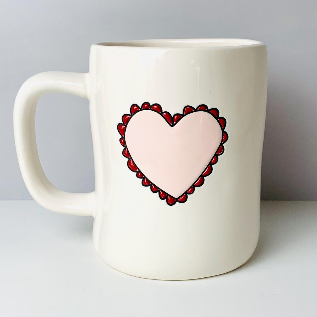RAE DUNN Be Mine Heart Cup, Rae Dunn Artisan Collection by Magenta ...