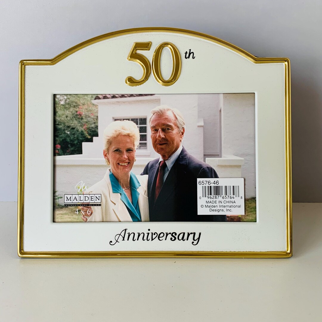 50TH ANNIVERSARY PICTURE Frame, Malden International 50th Wedding ...