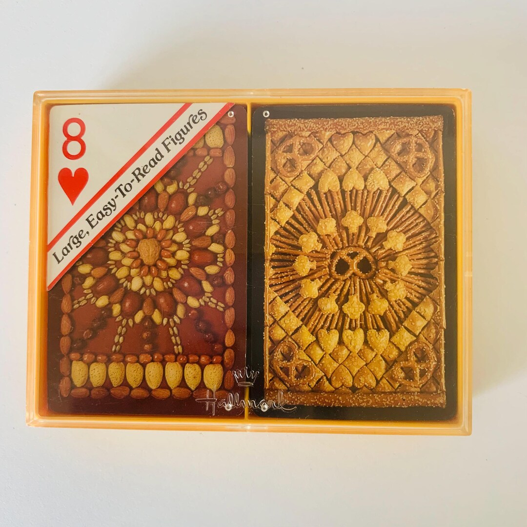 HALLMARK BRIDGE Playing Cards, Hallmark Suitable Snack Box and 2 Decks ...