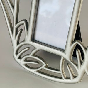 MINI TEACUP PICTURE Frame, Brushed Silver Metal Teapot Shaped Photo ...