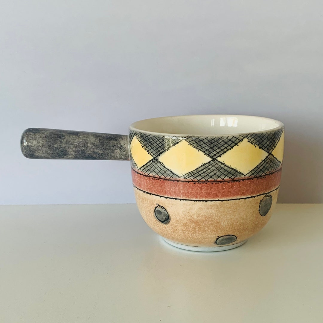 LARGE STONEWARE BOWL, Vintage Sango Coffeee Shoppe Individual Single ...