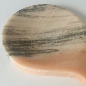MARBLE SPOON REST, Gray and White Marble and Pink Marble Spoon Rest ...