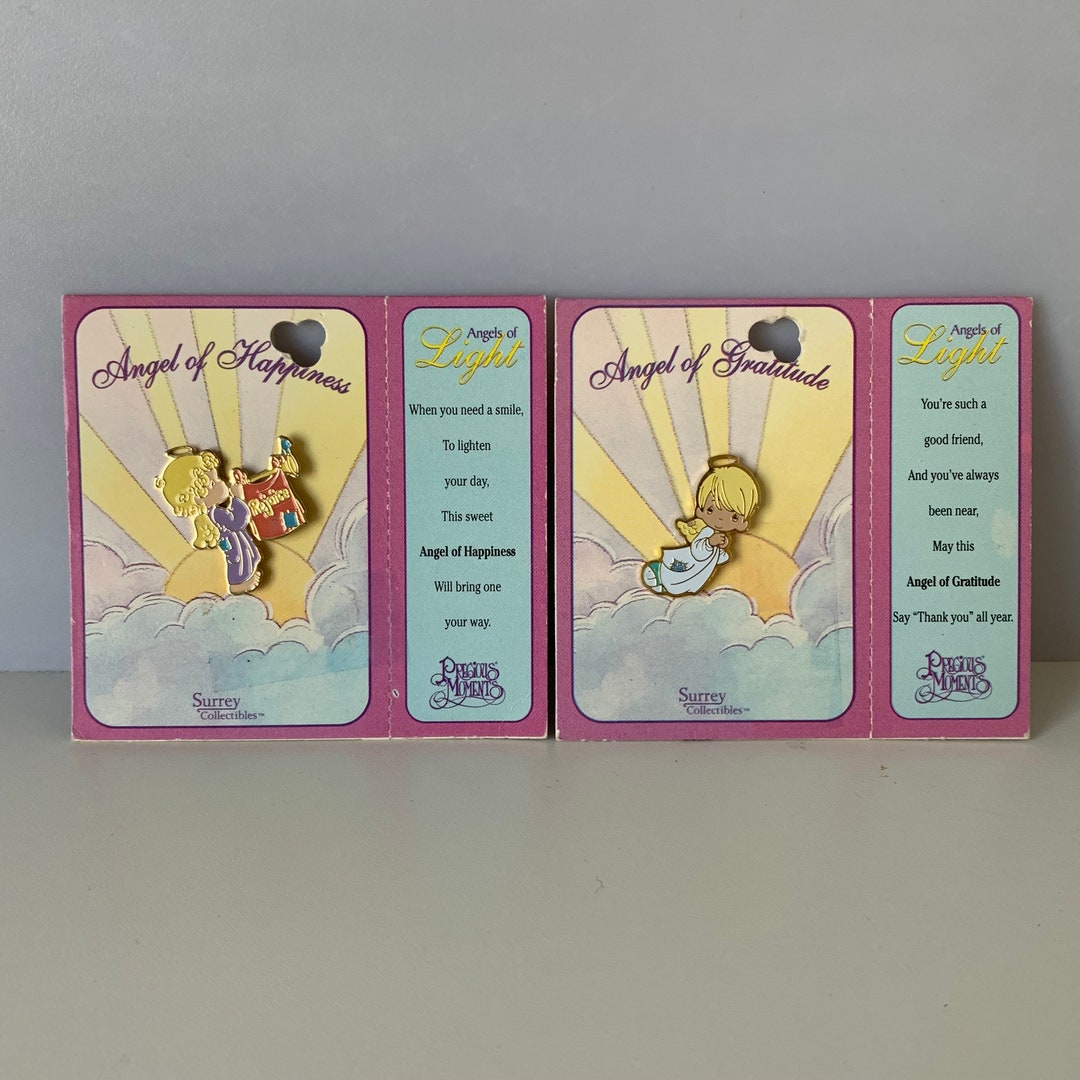 VINTAGE CHRISTMAS PINS, Precious Moments 1995 Surrey Collectibles ...