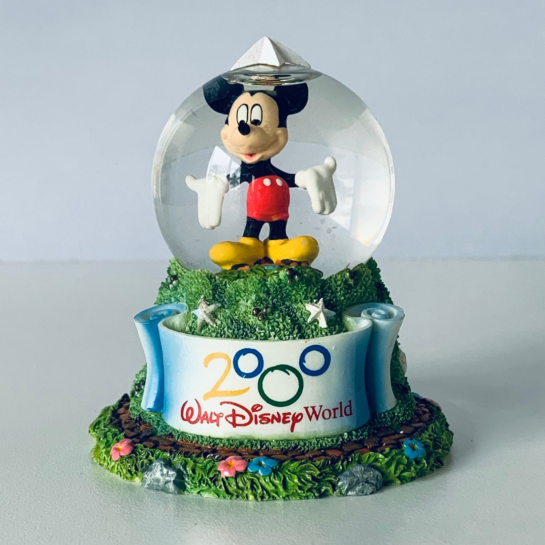 2000 DISNEY SMALL SNOWGLOBE, 2000 Walt Disney World Millenium Mickey ...
