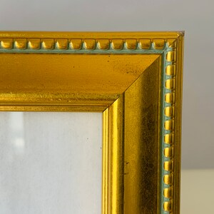 ELEGANT GOLD Finish Photo Frame, Vintaged Look Gold Finish Glam Photo ...