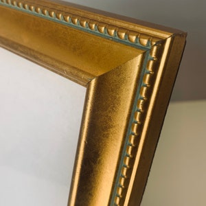 ELEGANT GOLD Finish Photo Frame, Vintaged Look Gold Finish Glam Photo ...