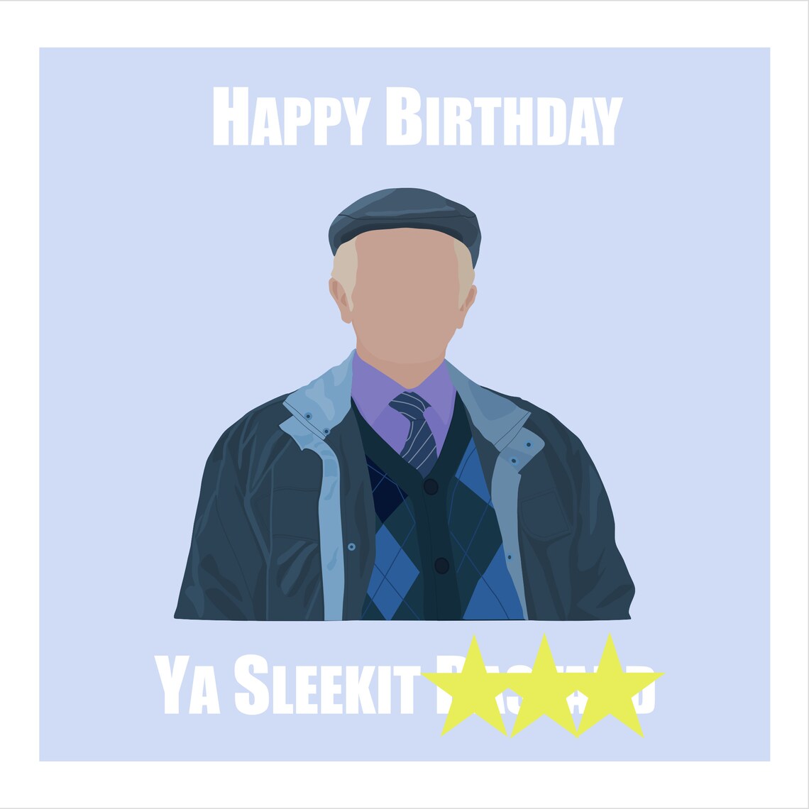 Still Game Tam Birthday Card | Etsy