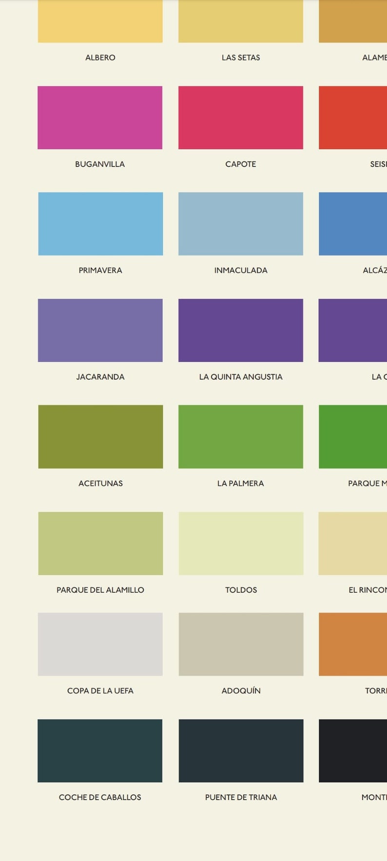 The Colors of Seville - Etsy