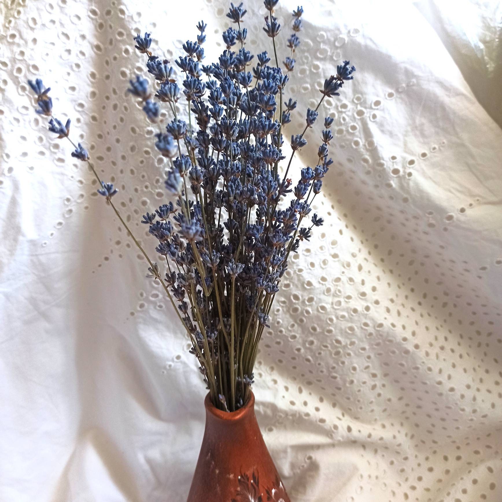 50 Dried Lavender Stems, Natural Purple Flower Bouquet - Etsy