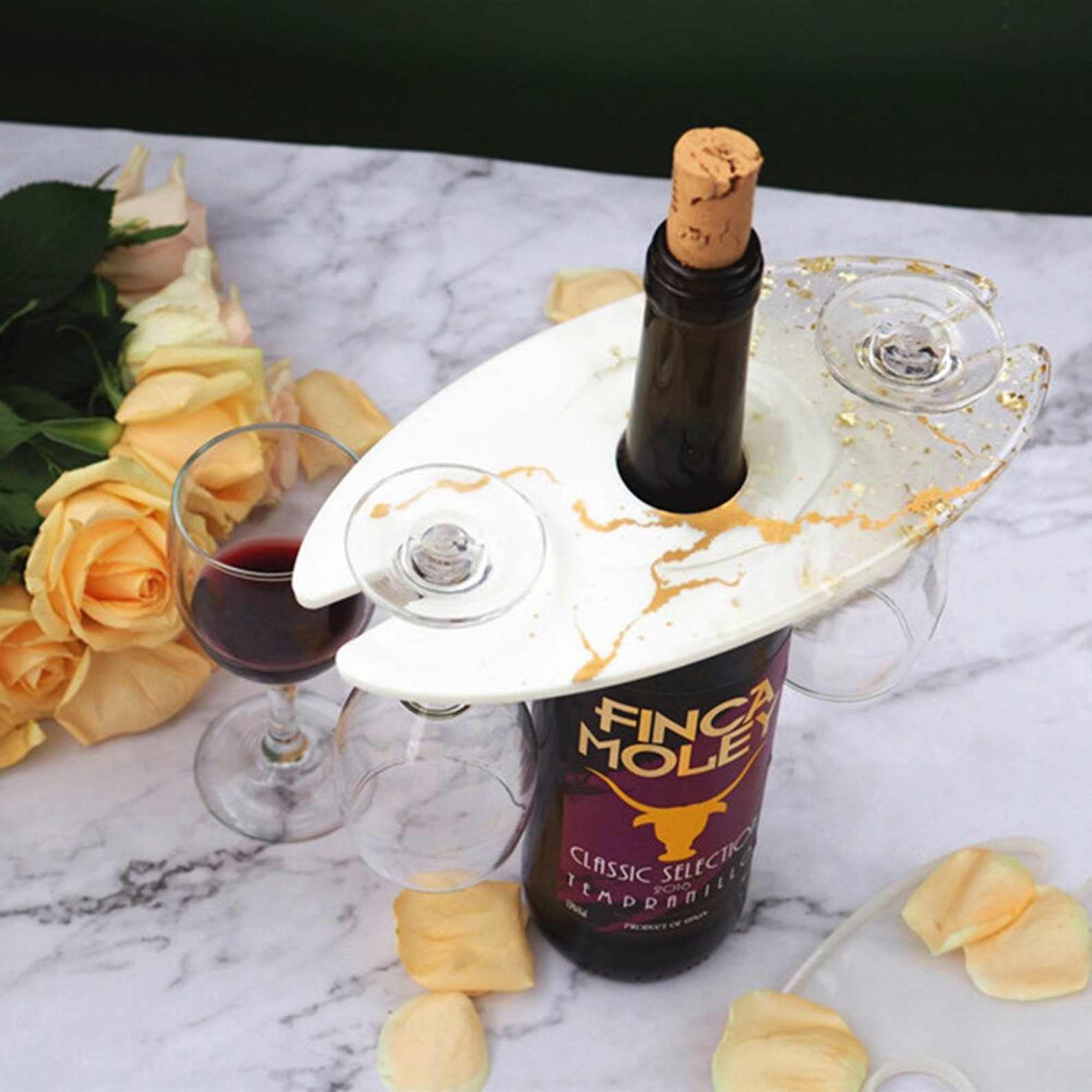 Creative Wine Rack Silicon Mold, Cup Holder Silicone Mold,irregular Cup ...