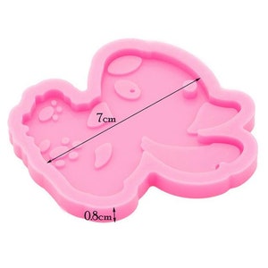 Shiny Mold, Silicone Mold for Keychain , Resin Mold , Mould DIY Epoxy ...