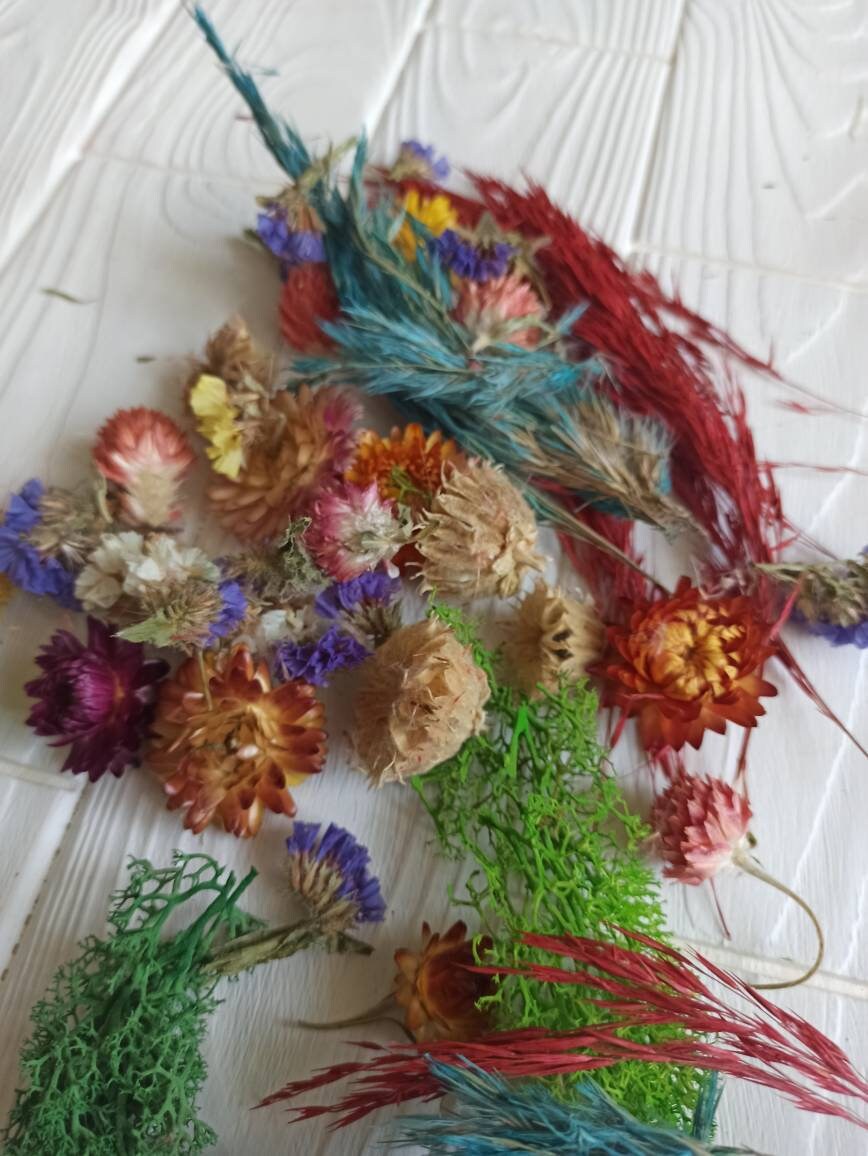 Small Dried Flowersmix Dry Flowersflowers for Resinfloral - Etsy