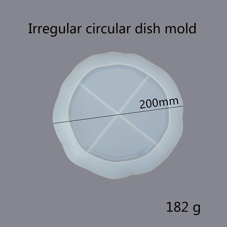 Silicone Plate Mold-oval Dish Silicone Mold-round Resin Dish - Etsy