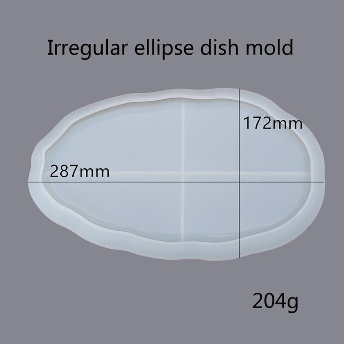 Silicone Plate Mold-oval Dish Silicone Mold-round Resin Dish - Etsy