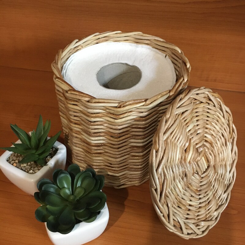 Toilet Paper Basket - Etsy