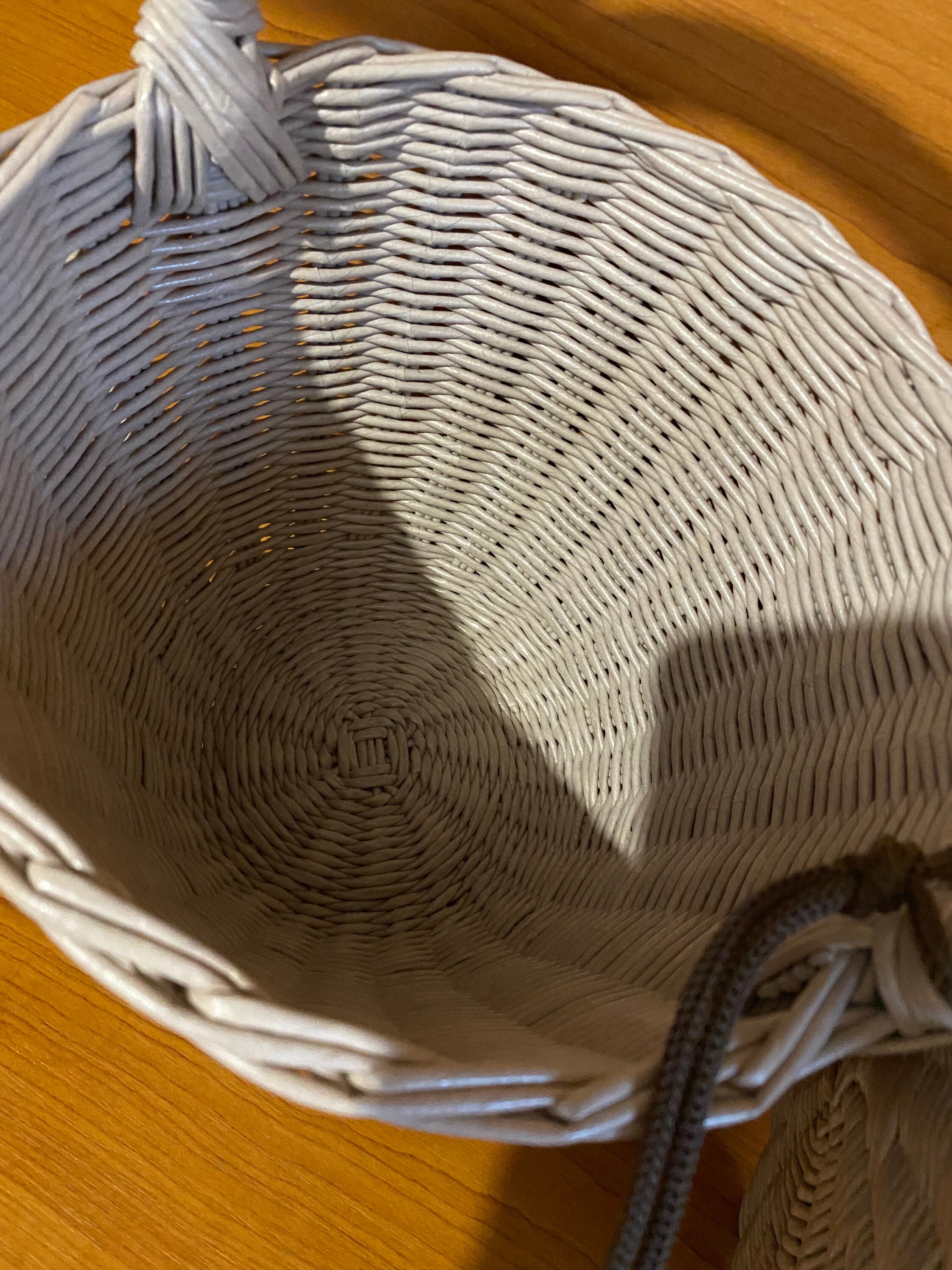 Jane Birkin Round Wicker Basket Bag Panier Jane Birkin, Round Lidded ...