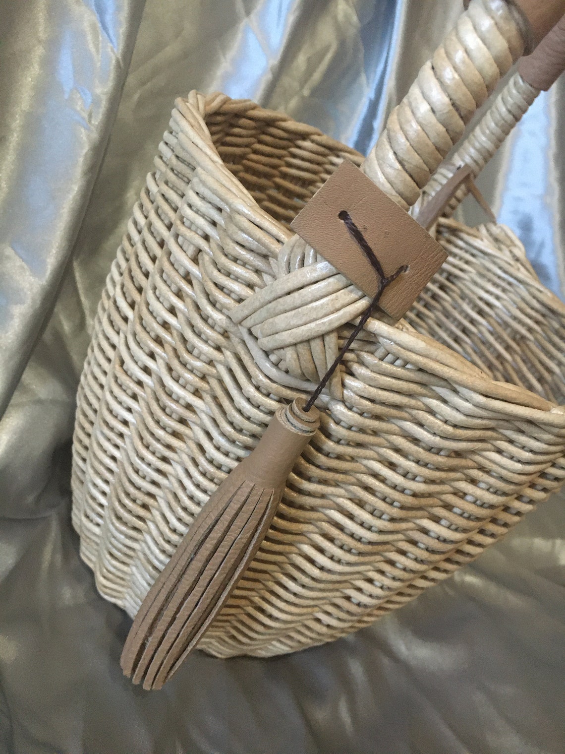 Jane Birkin Large Round Wicker Basket Bag Panier Jane Birkin - Etsy