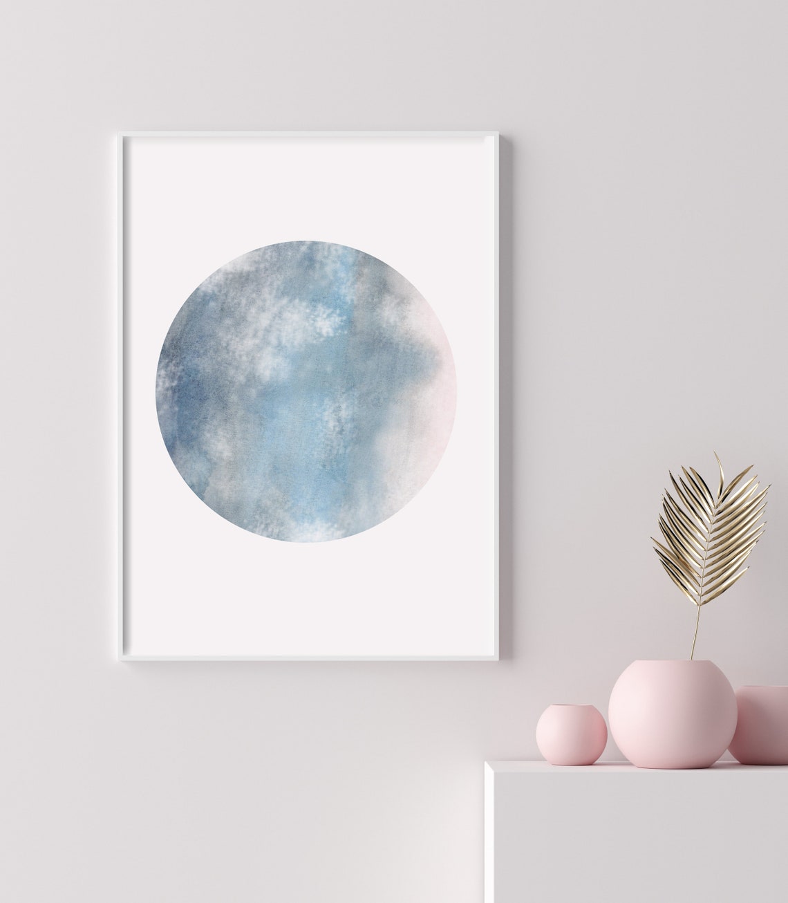 Moon Wall Art Set of 3 Abstract Wall Art Set Bedroom Wall - Etsy