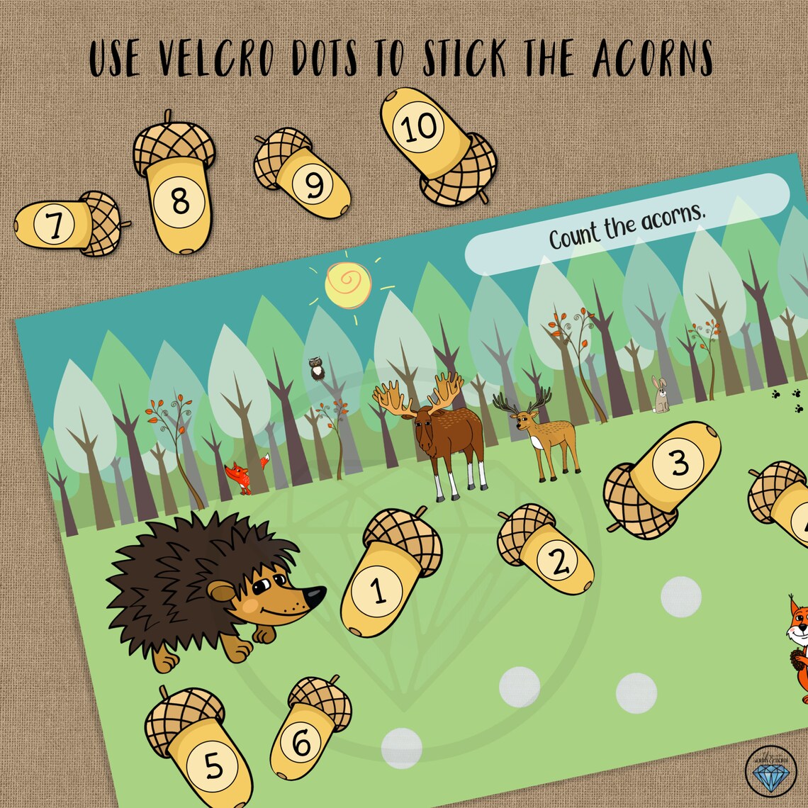 Forest Adventures Busy Books Forest Animals Preschool - Etsy