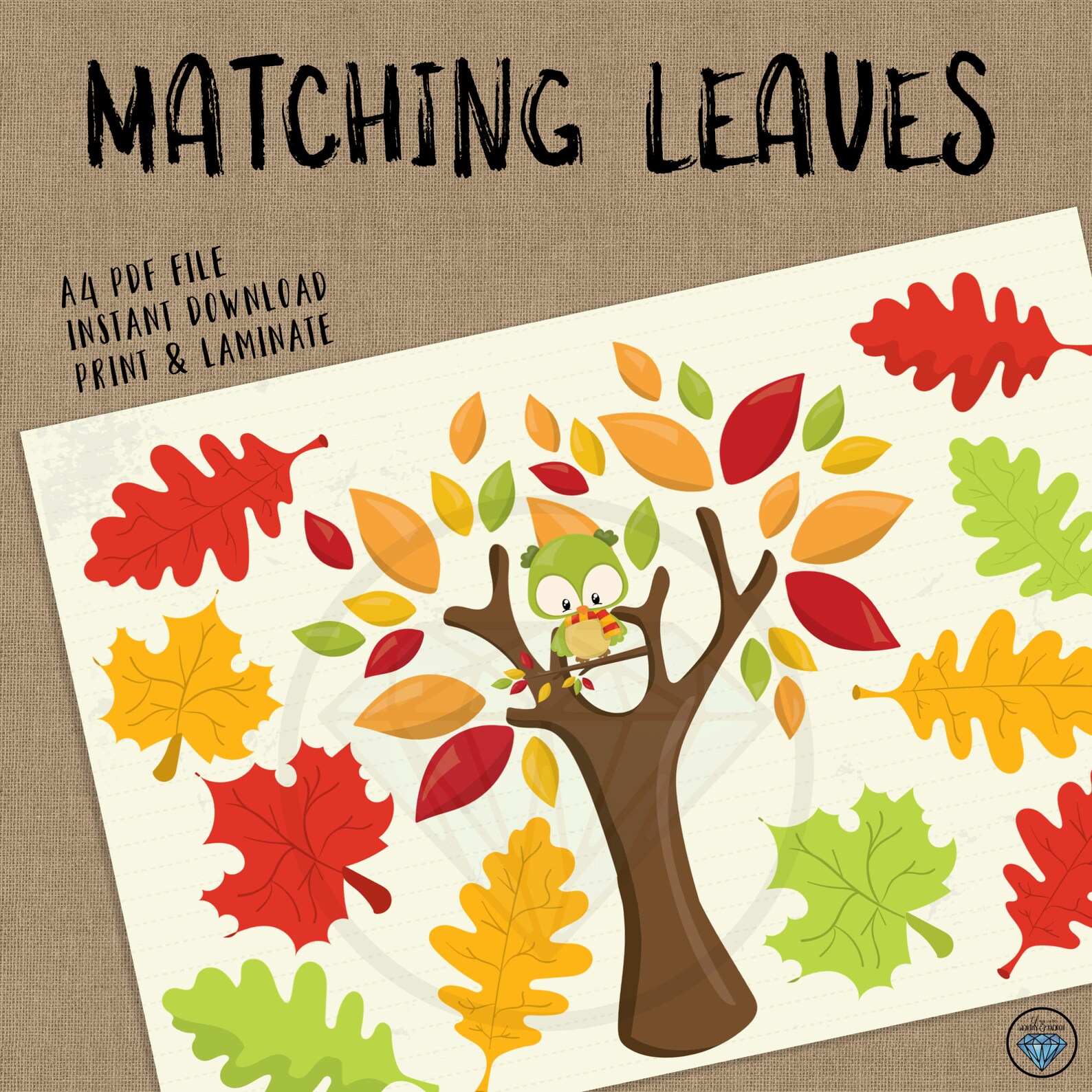 Matching Leaves, Sorting, Autumn, Preschool Printables, Busy Binder ...