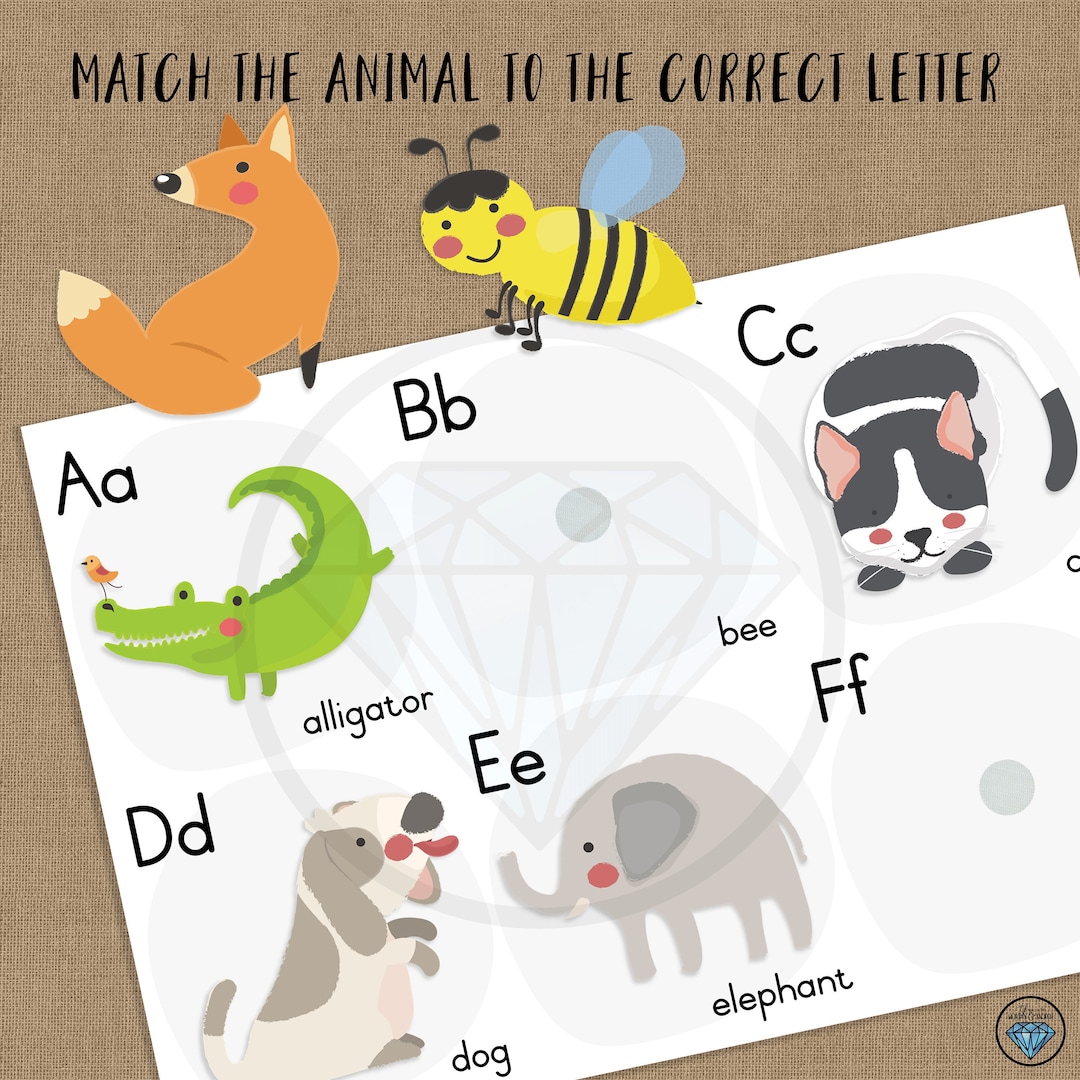 Alphabet Animals, Alphabet, Preschool Printables, Busy Binder ...