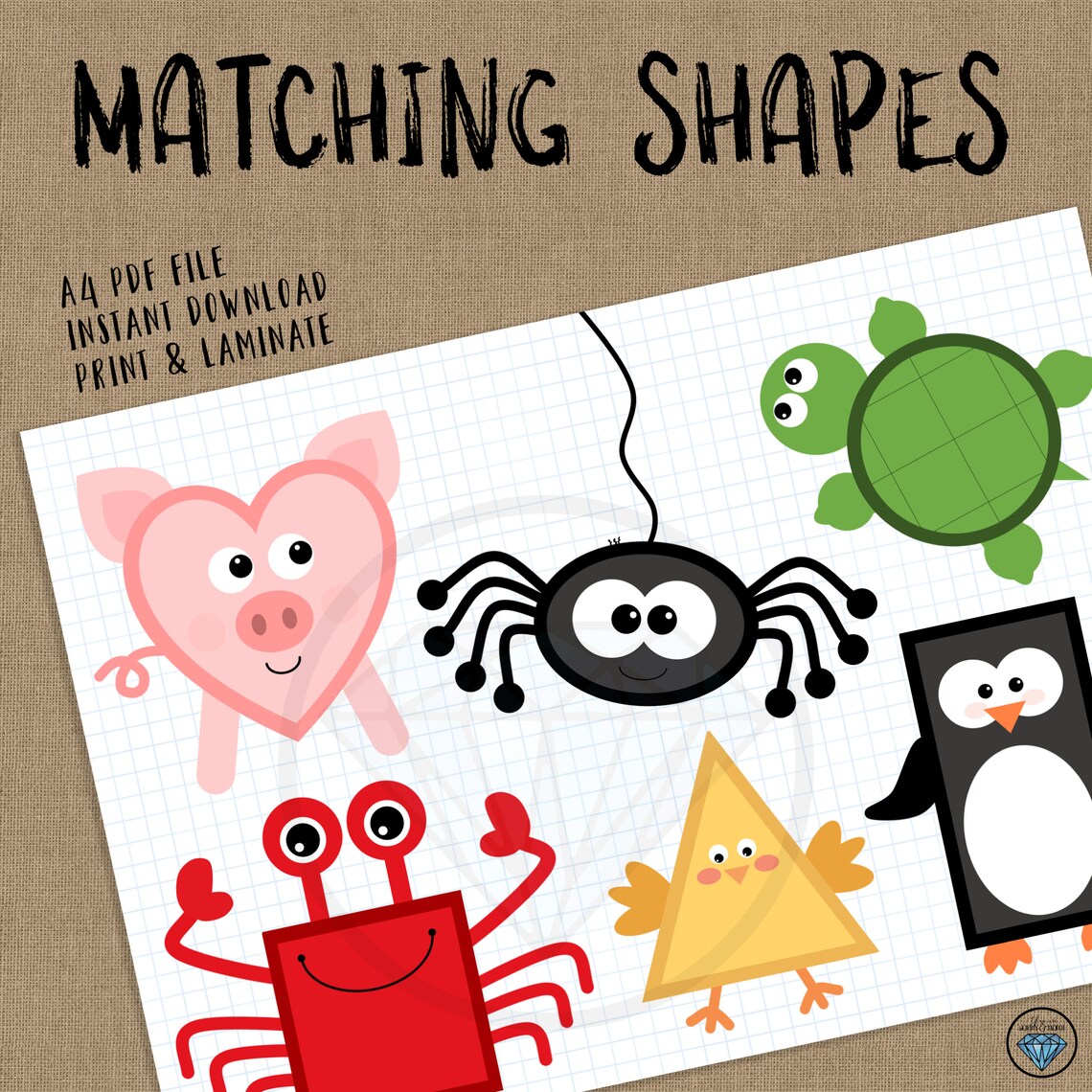 Matching Shapes, Learning Shapes, Preschool Printables, Busy Binder ...