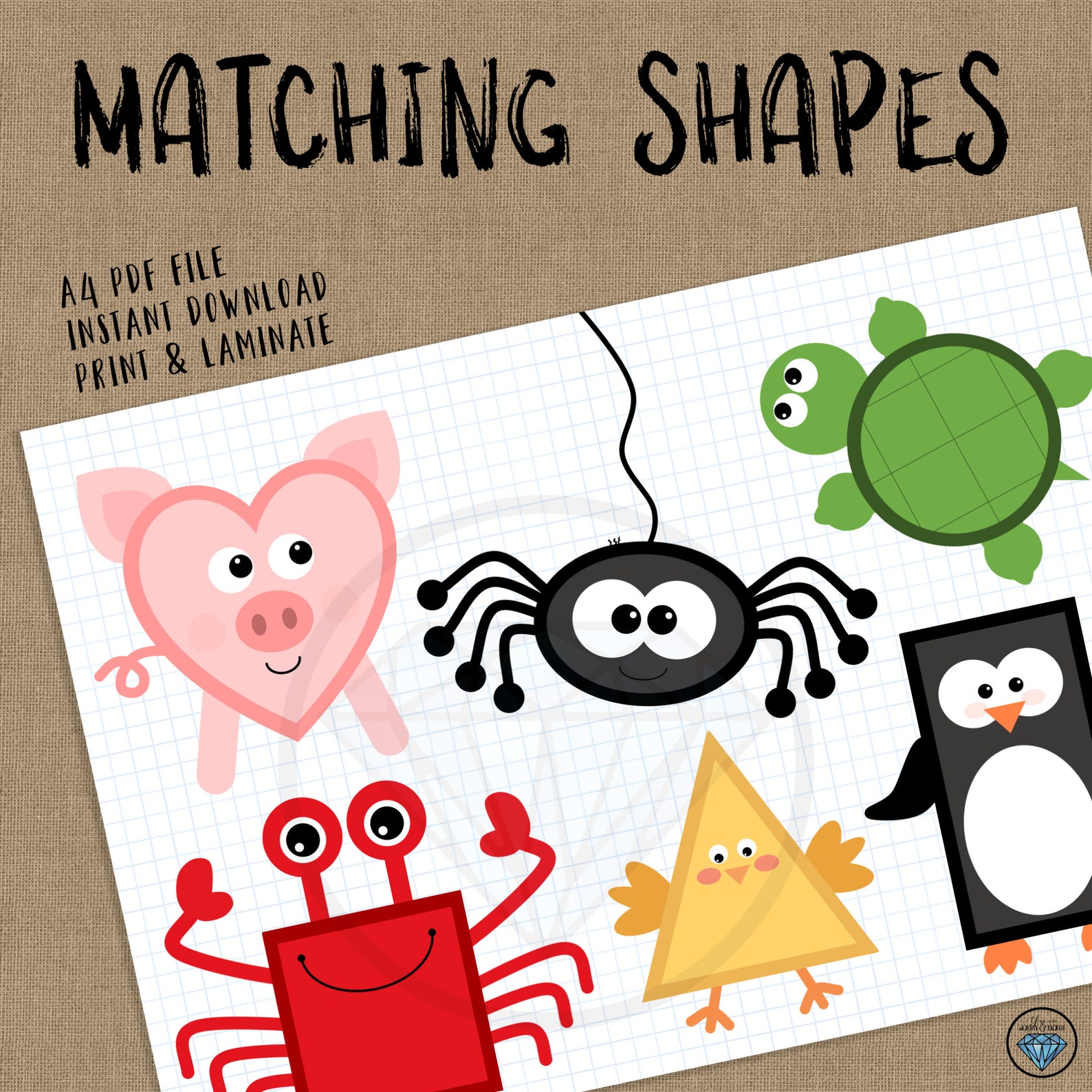Matching Shapes, Learning Shapes, Preschool Printables, Busy Binder ...
