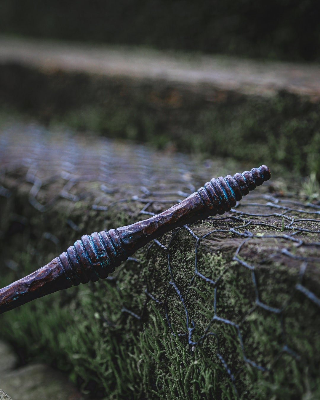 Relic Wand, Handmade Rustic Wooden Wand - Etsy