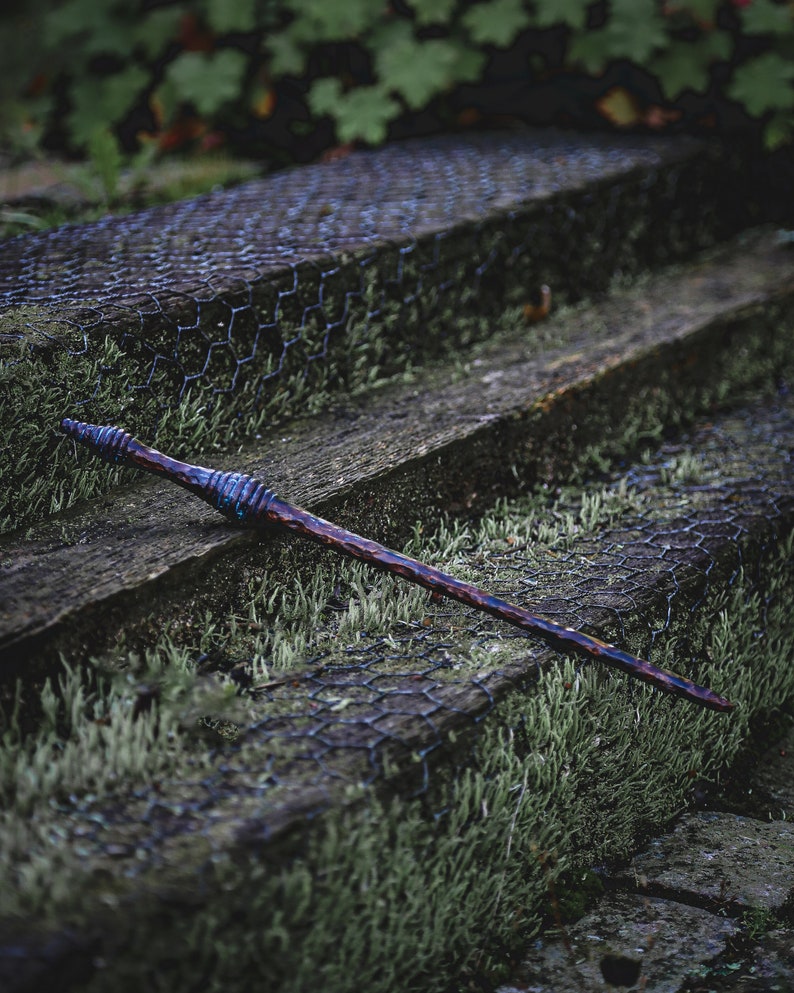 Relic Wand, Handmade Rustic Wooden Wand - Etsy