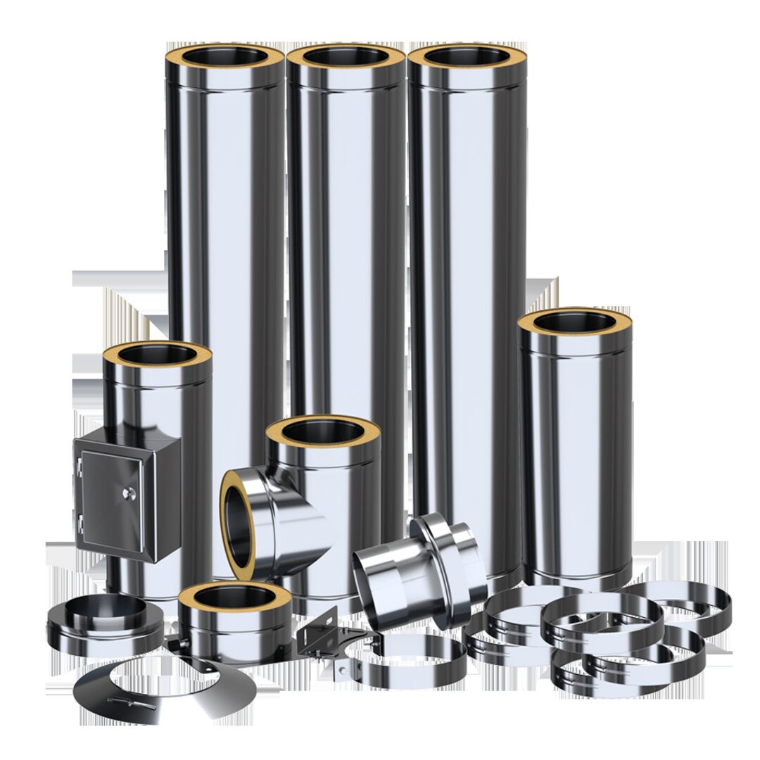 Stainless Steel Chimney Chimney Kit Double-walled 180 Foundation ...