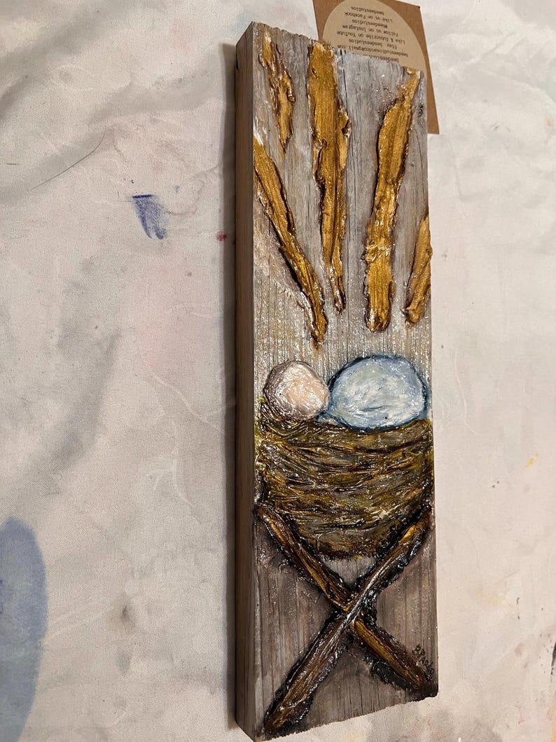 Jesus in the Manger. - Etsy