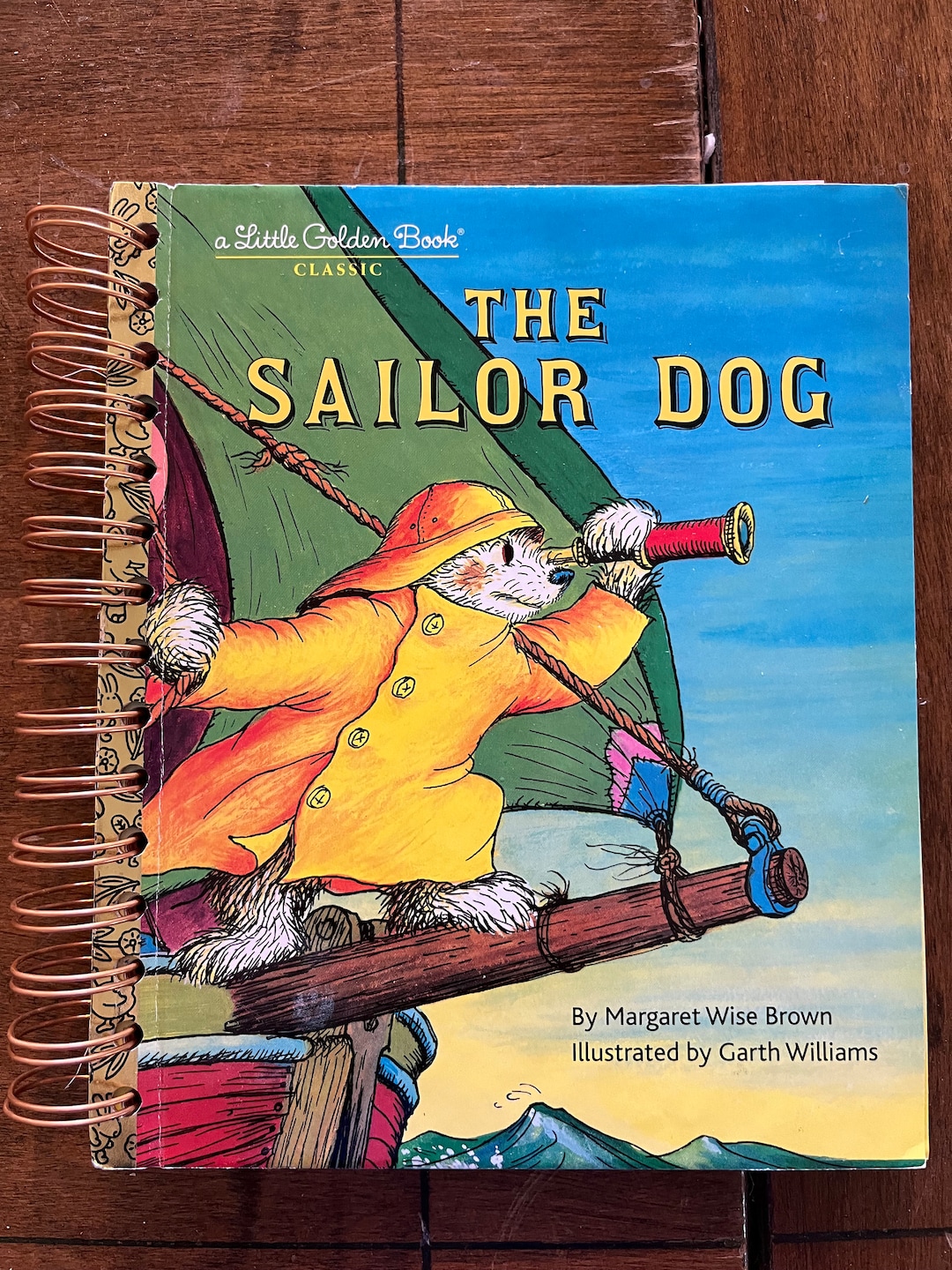 Little Golden Book Bullet Journal " the Sailor Dog" - Free Shipping ...