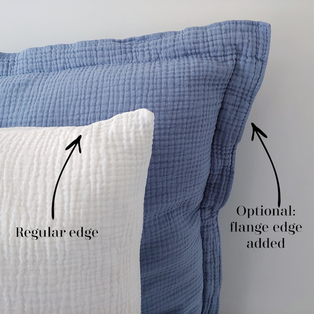 Muslin PILLOW COVER - Etsy